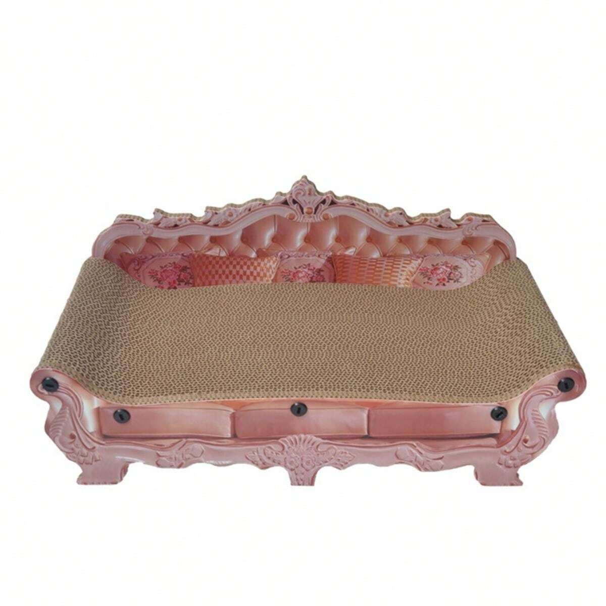 1PC Luxury Lounge Chair Cat Grab Board, Durable Corrugated Paper Grab ...