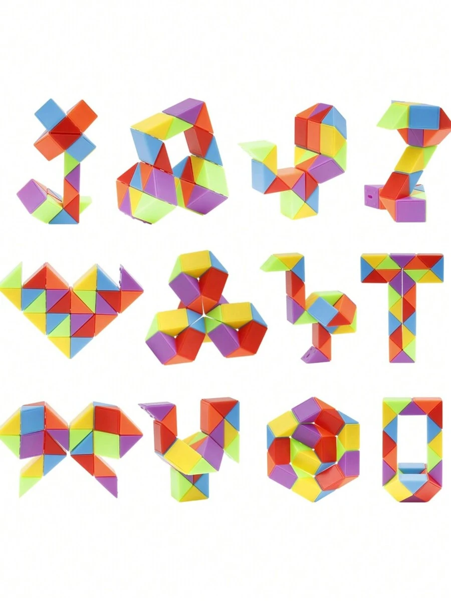 Party Favor, Mini Fidget Snake Cube Twist Puzzle Toys Stocking Stuffers ...