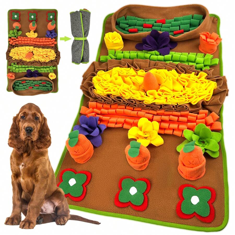 Pet Snuffle Mat, Slow Feeding And Puzzle Game, Scent Seeking For Cats ...