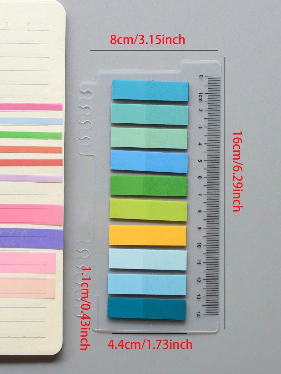 4000pcs PET Arrow Morandi Colored Sticky Notes With Plastic Paper For ...