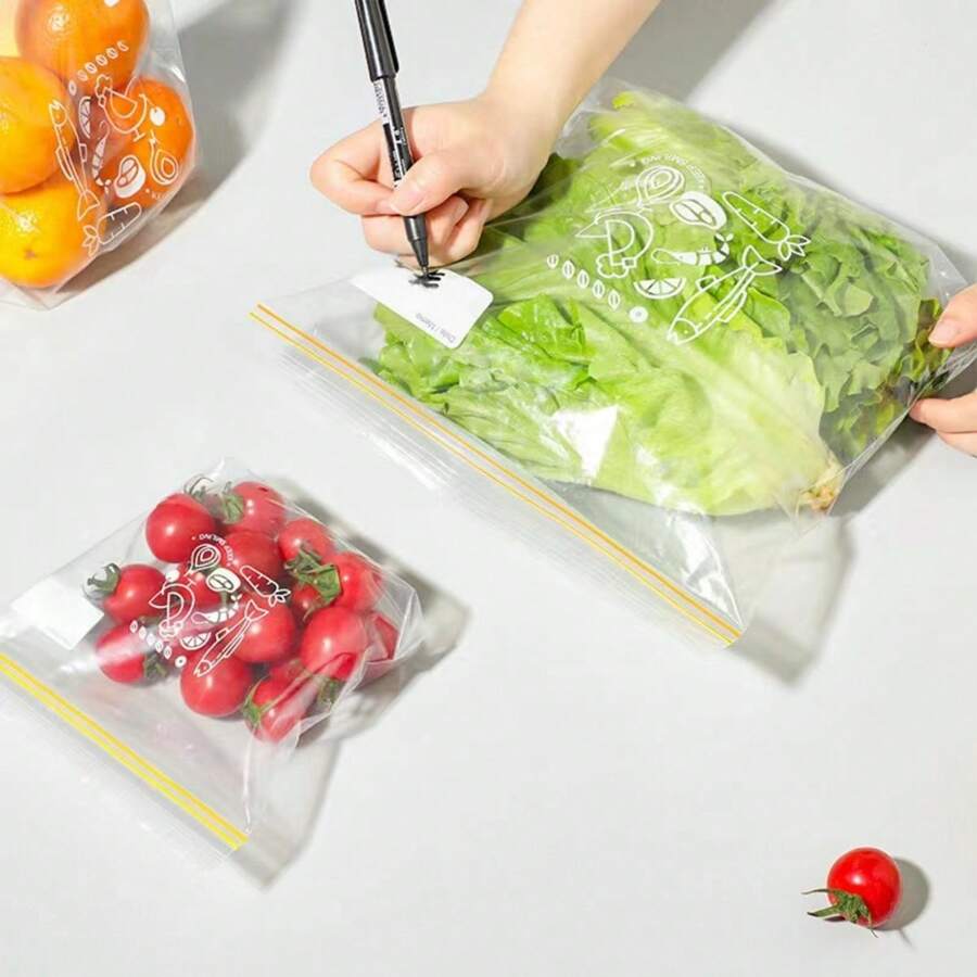1 Box Double Reinforced Fresh-Keeping Bag For Vegetable And Fruit ...