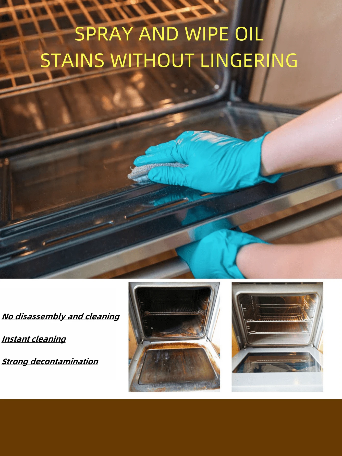 1 Box Oven And Grill Cleaner Kitchen Household Oven Grill Special ...