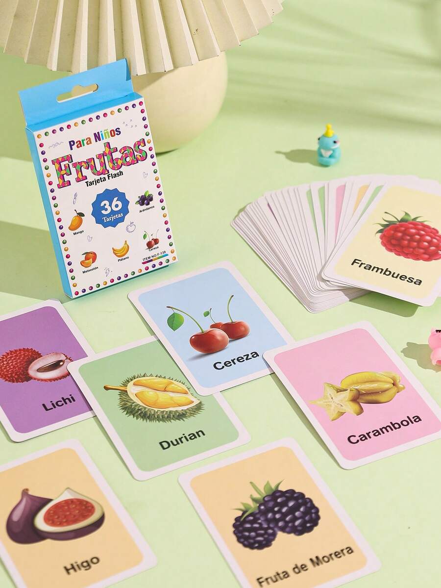 1pc Boxed Set Of 36 Flash Cards For Kids' Intellectual Development, 5 ...
