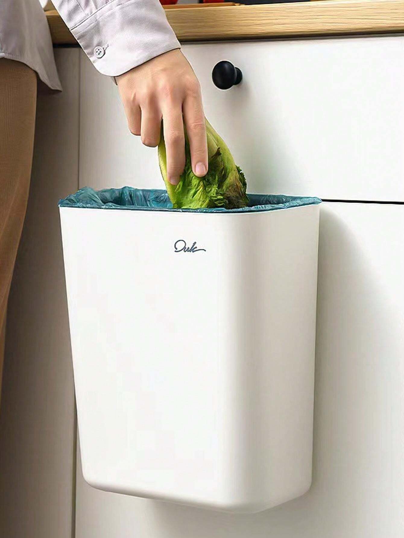 Wall-Mounted Household Trash Can. Kitchen Cabinet Door Kitchen Waste ...