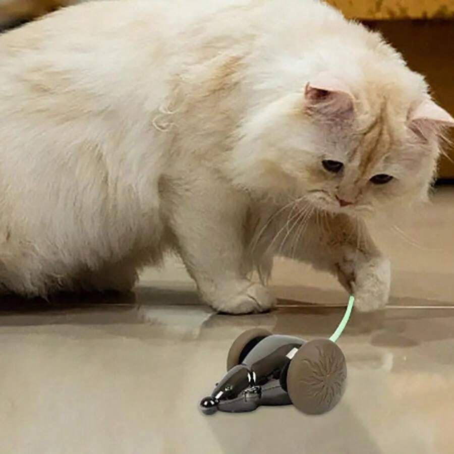 Robotic Mouse Cat Toy Interactive Smart Control Rechargeable Realistic ...