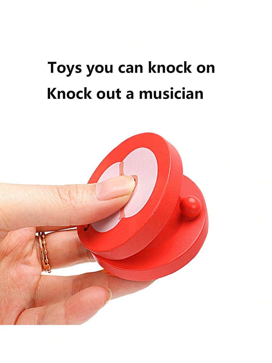 1pc Cartoon Wooden Lotus Soundboard Musical Intelligence Puzzle Toy ...