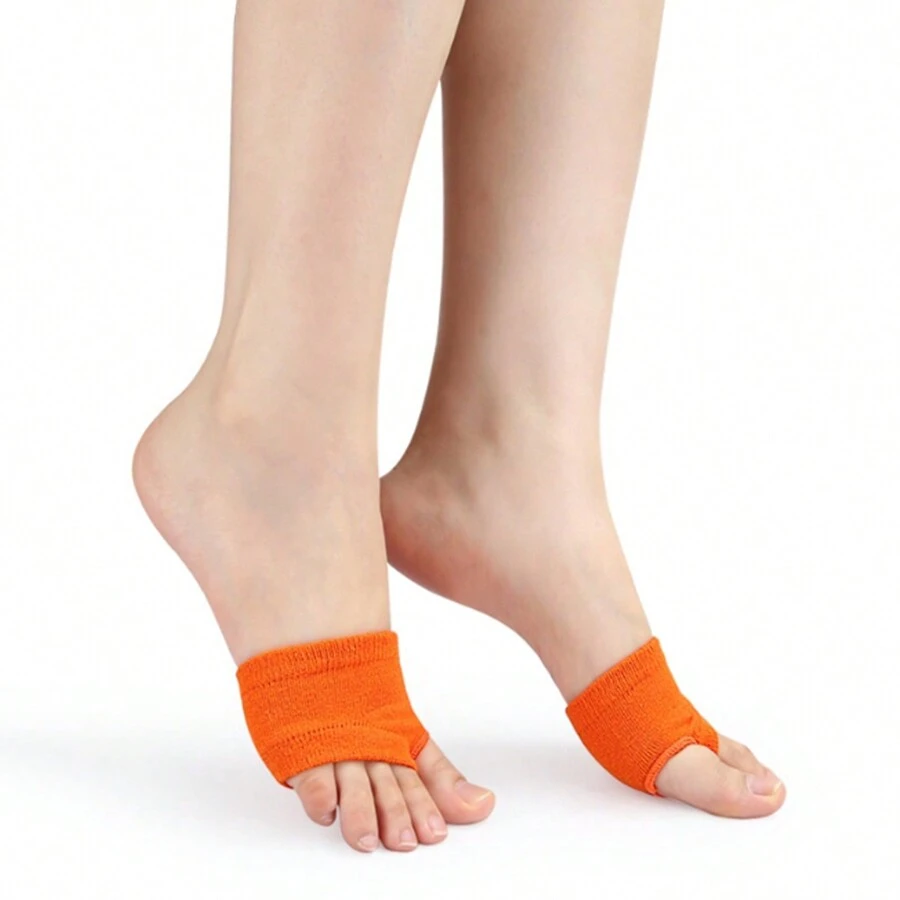 Two Fingers Short Split Toe Half Palm Socks Forefoot Invisible Anti ...