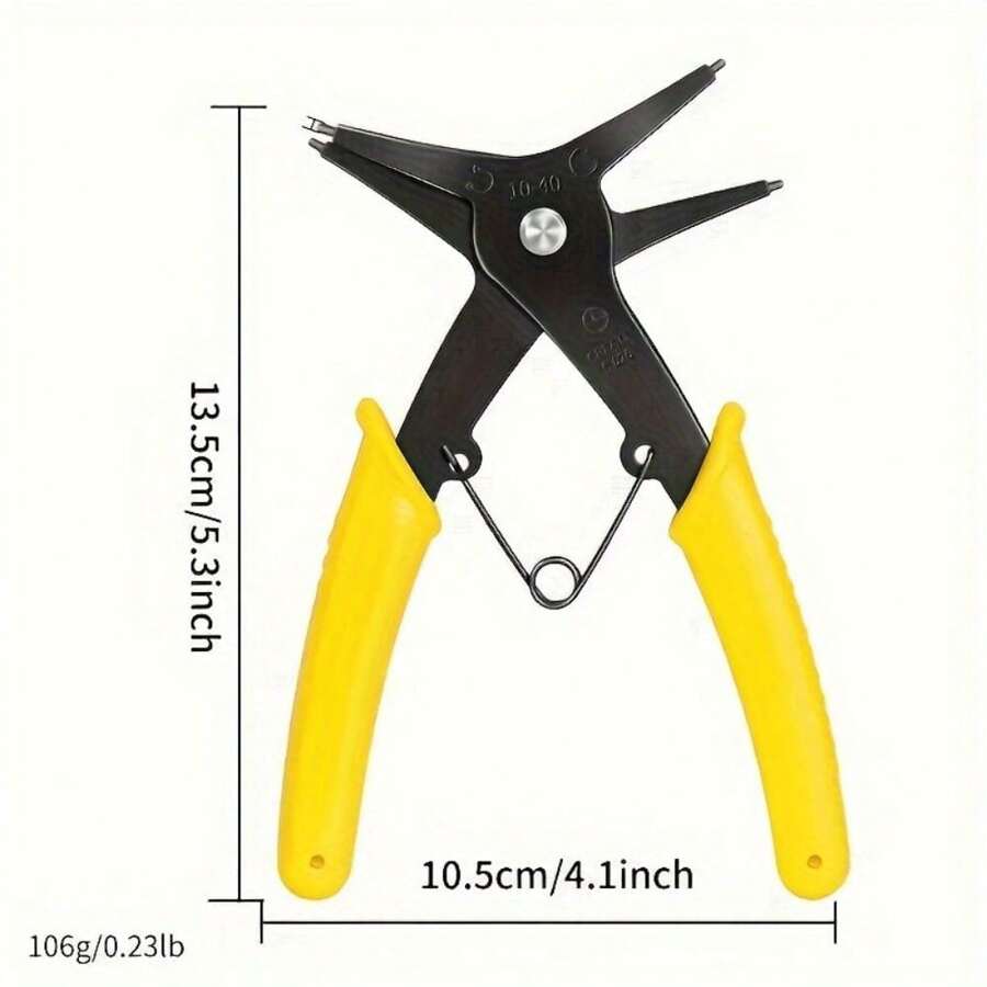 1pc Circlip Pliers 2 In 1 Internal And External Dual Purpose Pliers ...