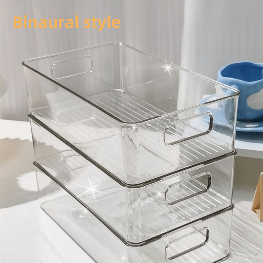 Fridge Storage Boxes, Wine Bottles Organizer Bins, Fridge Partition ...