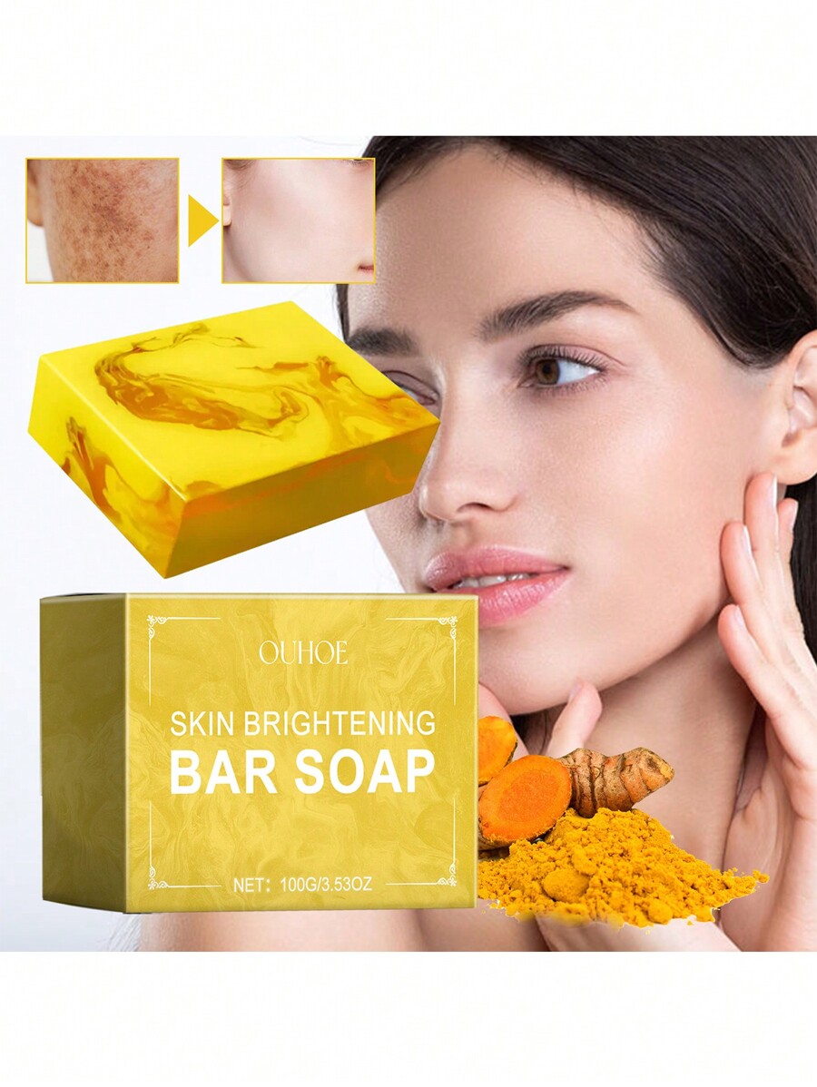 3.53oz Turmeric & Kojic Acid Soap, Brightening Formula For Clean Skin ...