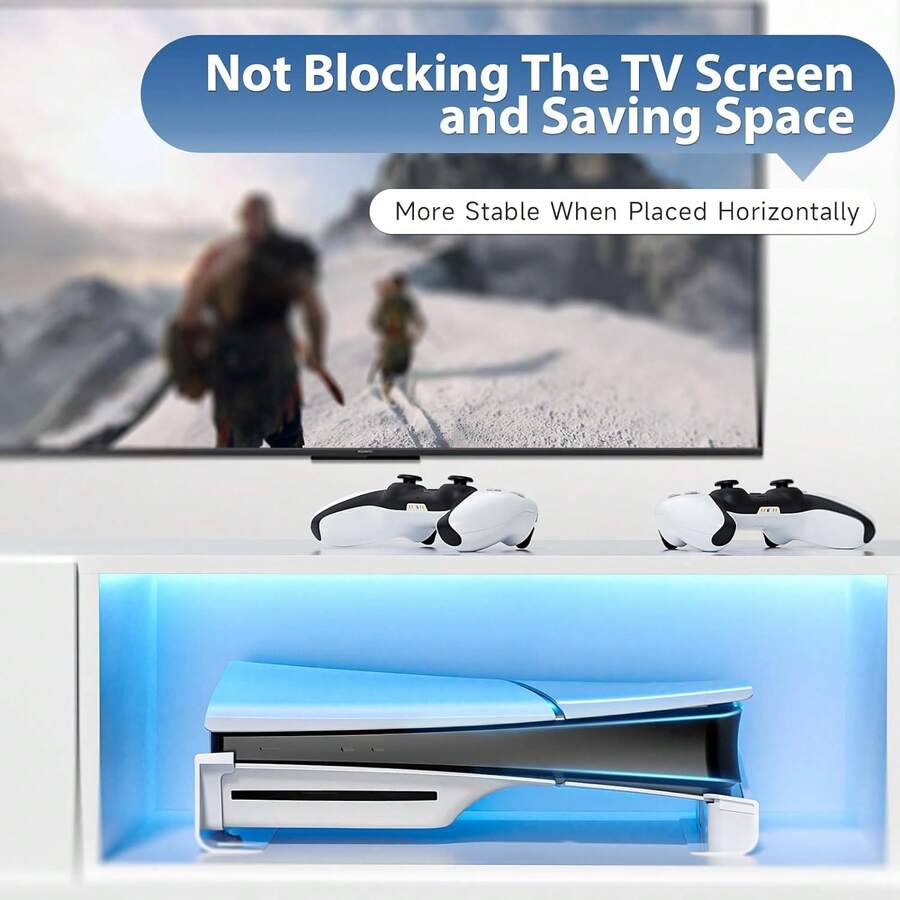 PS5 Slim Horizontal Stand,PS5 Slim Base Stand,Compatible With ...