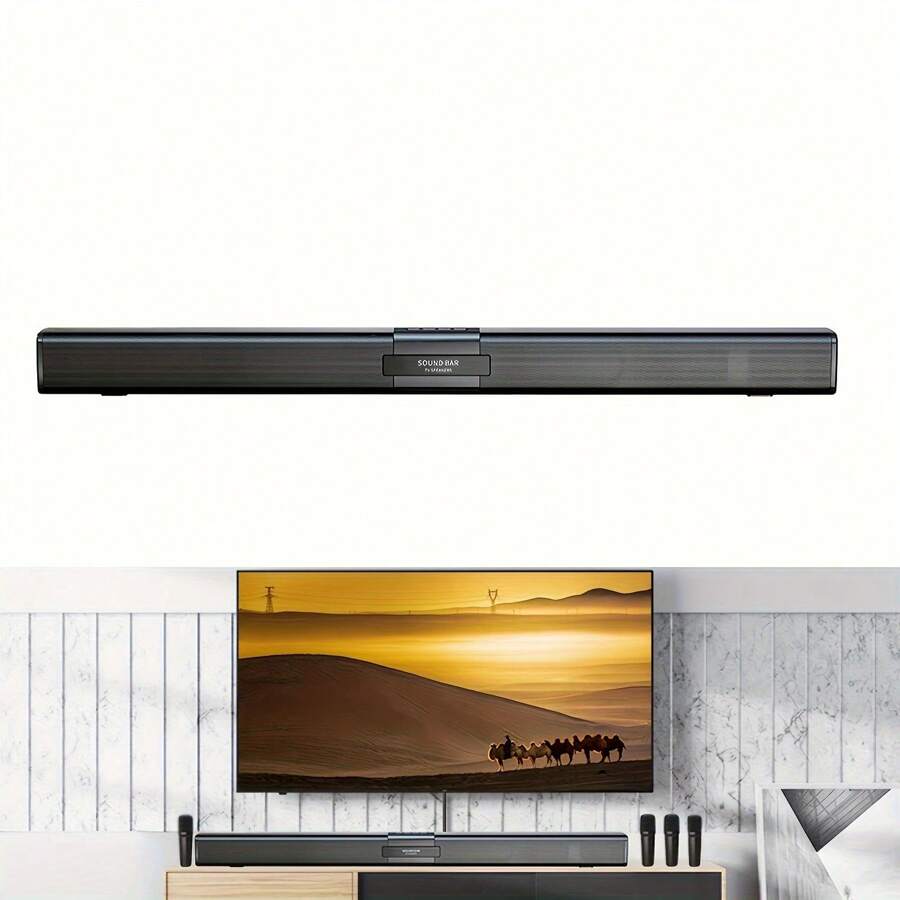 New Ultra Long Echo Wall Soundbar, Long TV Speaker, Wireless Home ...