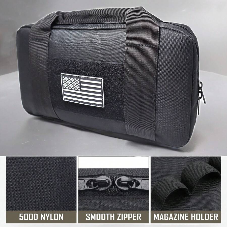 Tactical Pistol Handgun Case Bag Gun Case Soft Gun Carrying Storage Bag ...