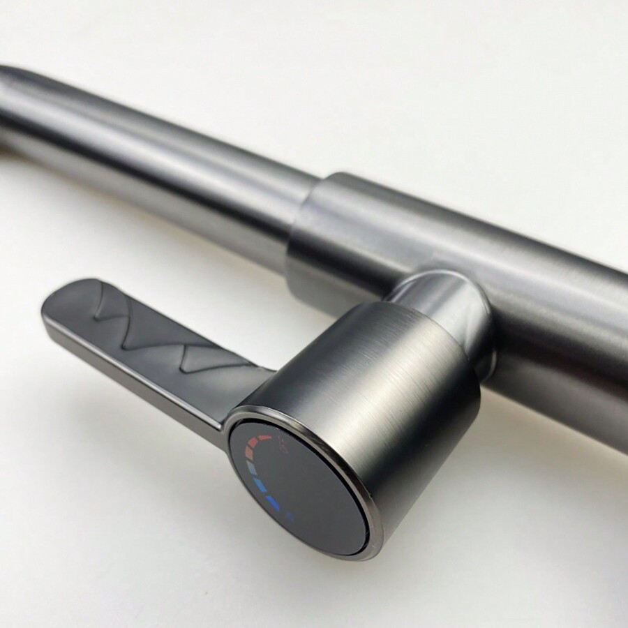 Kitchen Sink Faucet, Stainless Steel, Free Rotation, Single Cold Water ...