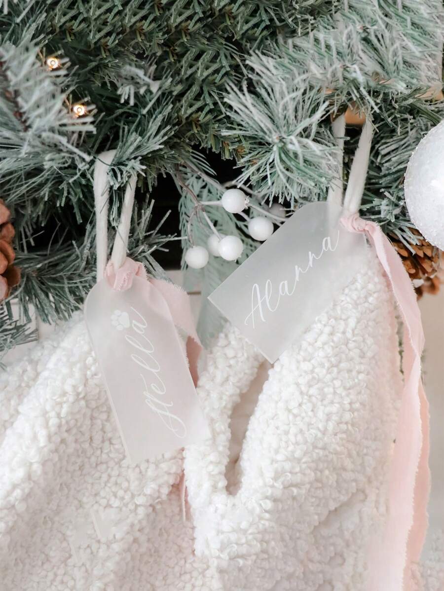 10/Pcs Wedding Seat Signs, Transparent Acrylic Wedding Chair Name Tag ...