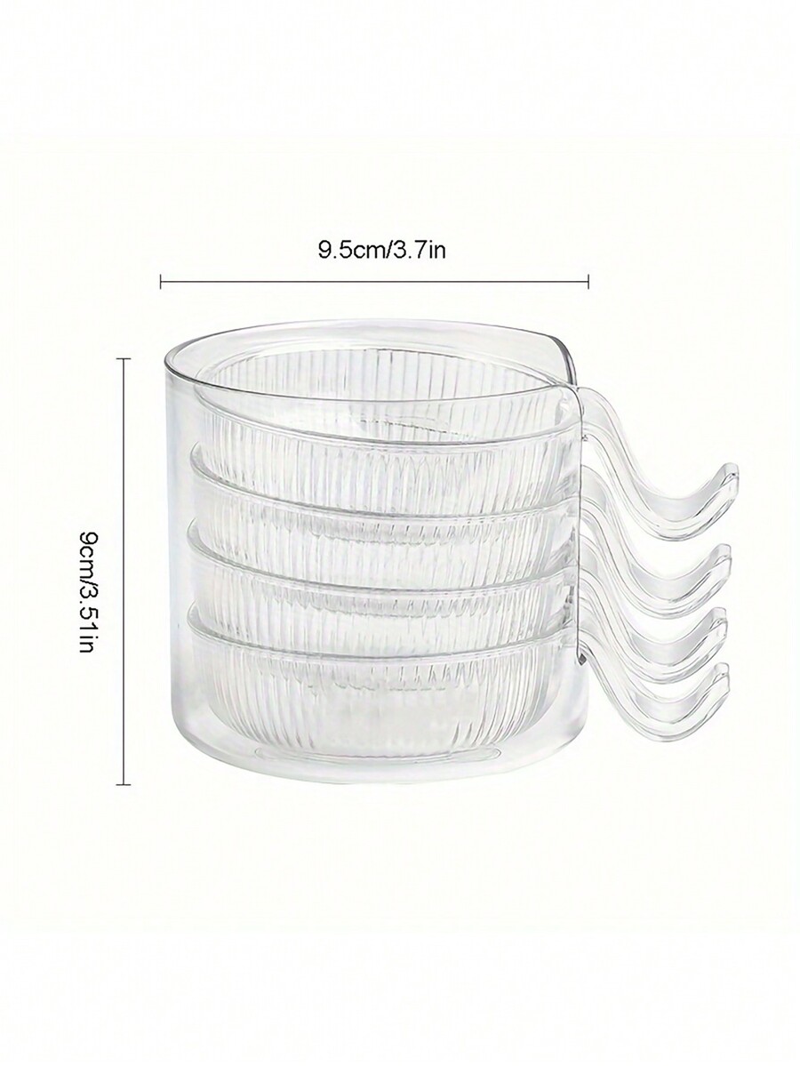 1set Of 4pcs, Plastic Dipping Sauce Dishes, Multi-Purpose Condiment ...