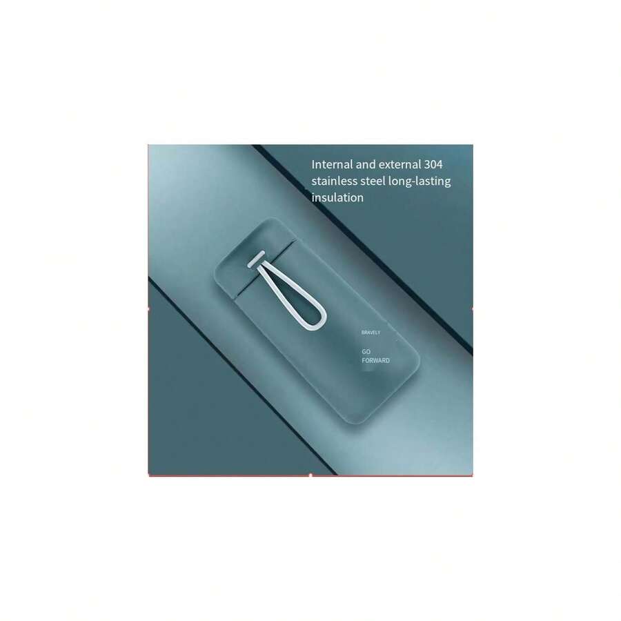 Handle 270ml/9 Oz Portable Stainless Steel Bottle For Hot And Cold ...