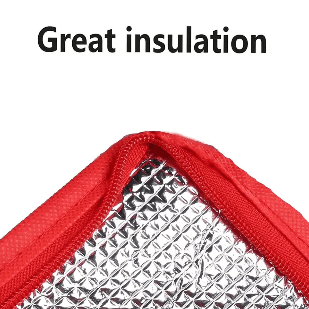 1pc Insulated Freezer Pack Extra Large Thermal Bag For Food Delivery ...