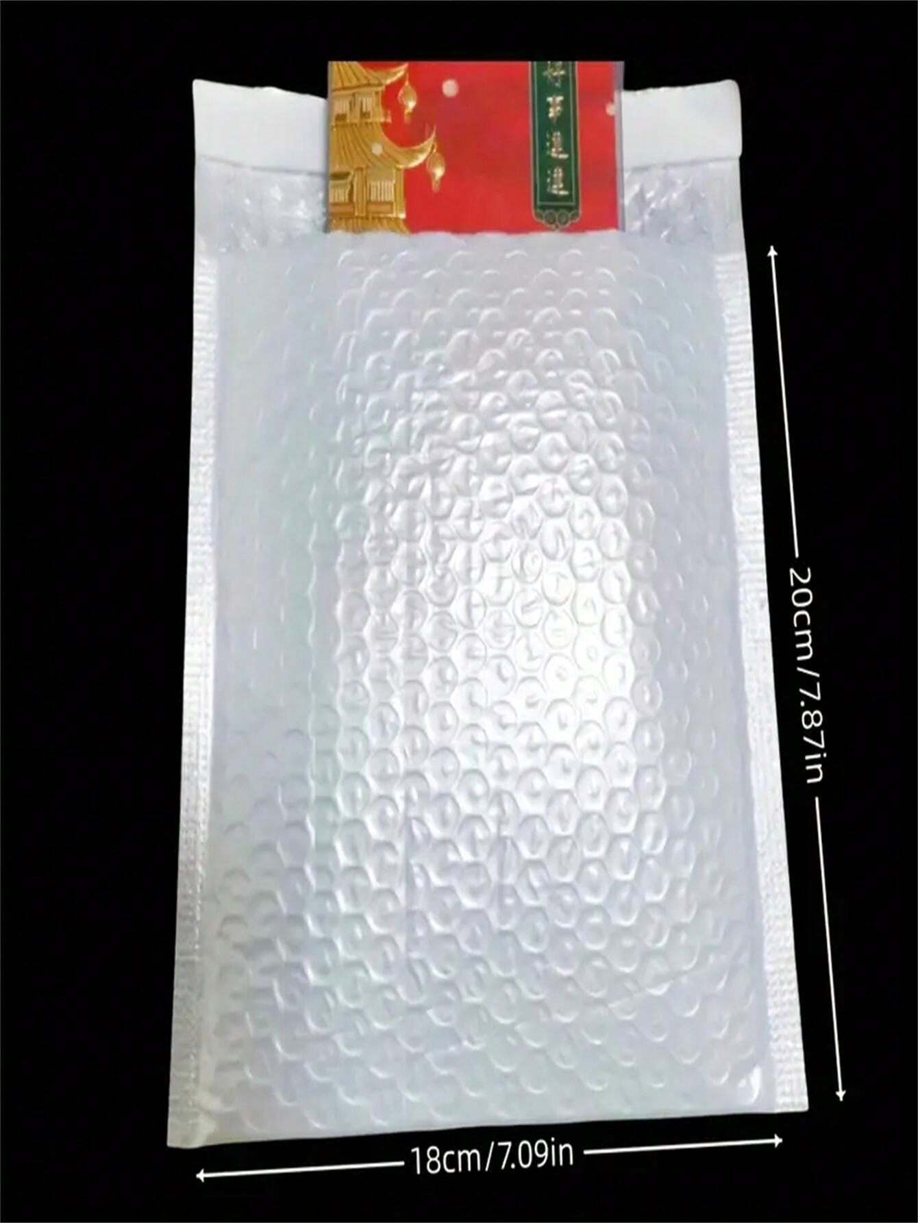 10pcs Thick Foam Express Delivery Bag With Self-Adhesive Closure, White ...