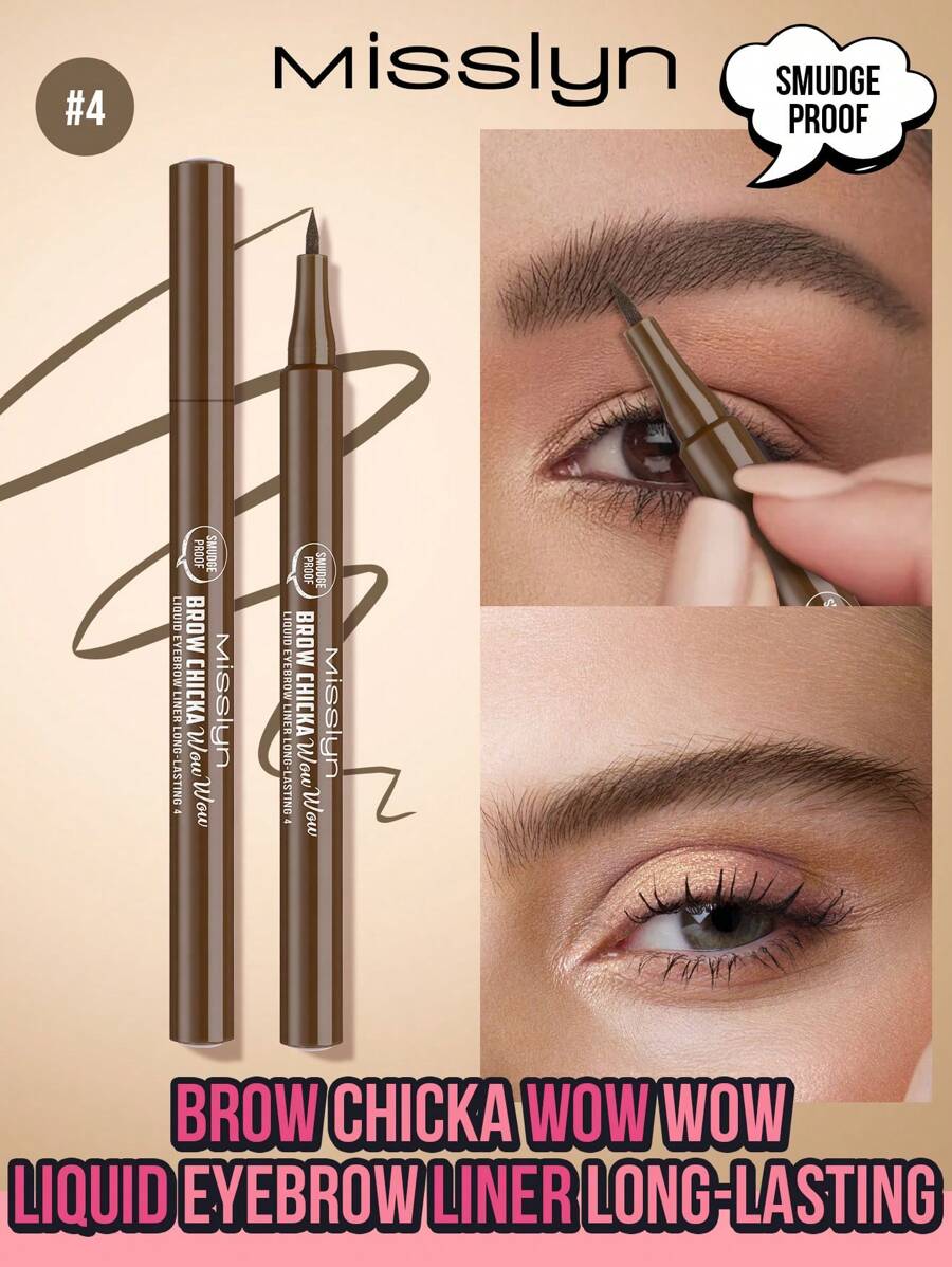 Misslyn BROW CHICKA WOW WOW LIQUID EYEBROW LINER LONG-LASTING, Liquid ...