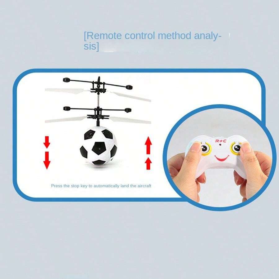 Gesture/Remote Controlled Flying Ball For Kids, Soccer Design With ...