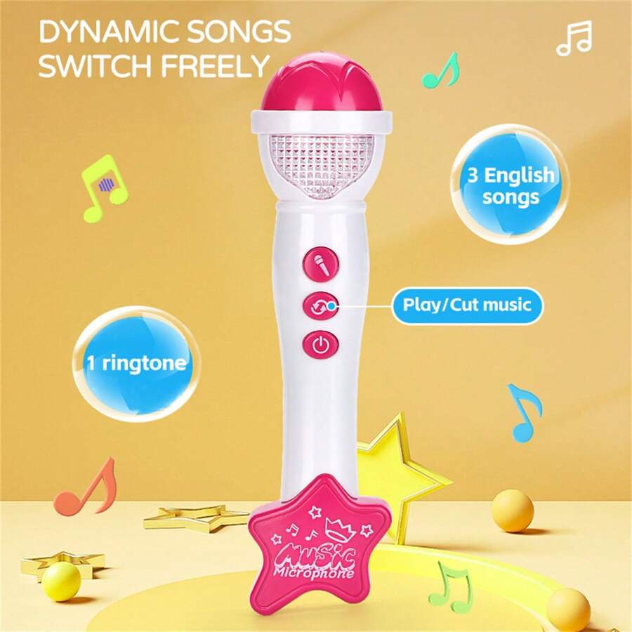 Large Size New Kids Microphone Amplifier Toy, Early Education Karaoke ...