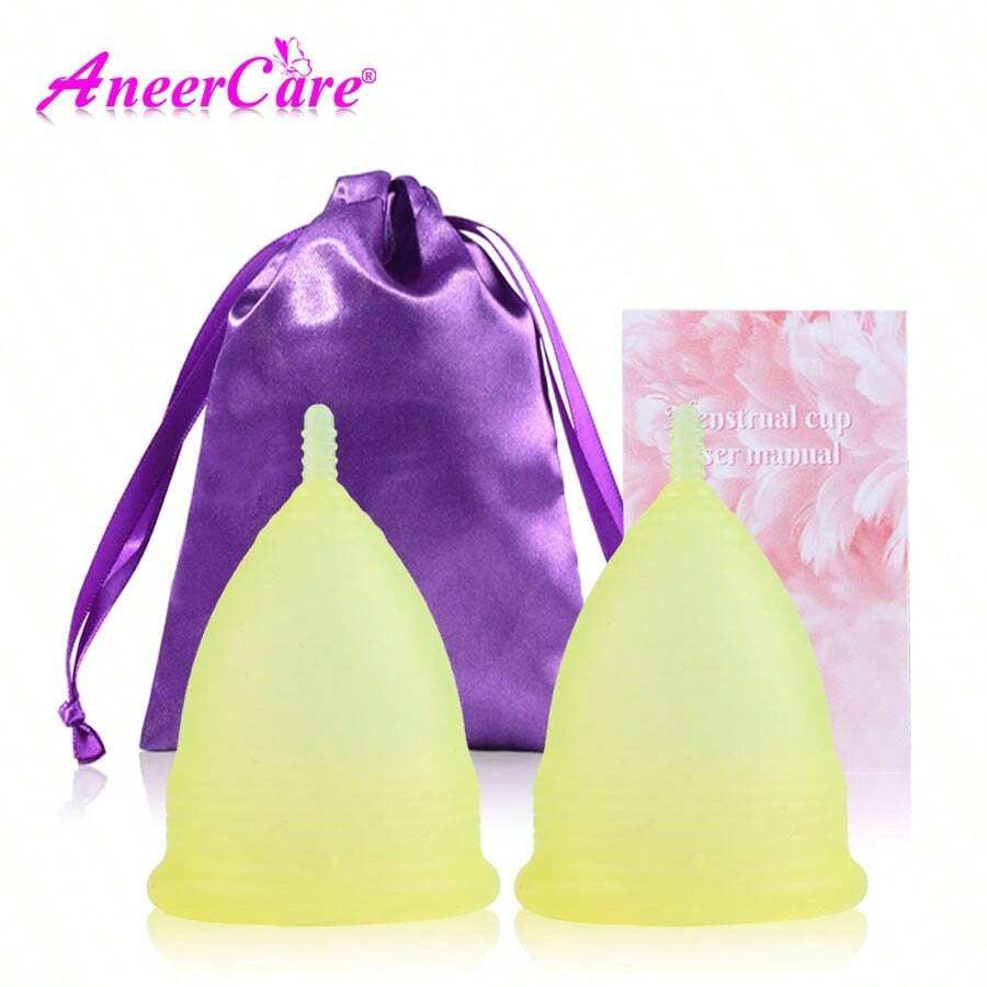 2Pcs Reusable Menstrual Cup Set - The Most Reliable Medical Grade ...