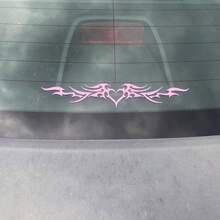 1 Pc Heart Wings Car Bumper Sticker Rear Windshield Decal, Cute Vinyl ...