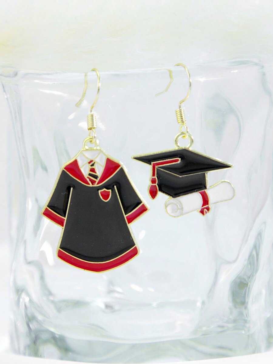 Graduation Season 2024 Doctoral Cap Shaped Earrings, Perfect For ...