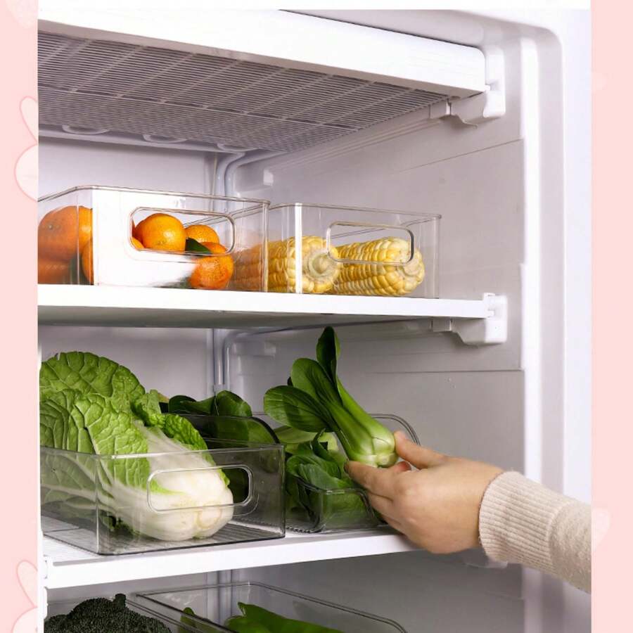 Refrigerator/Freezer Storage Boxes, Beverage Organizer Trays, Maximize ...