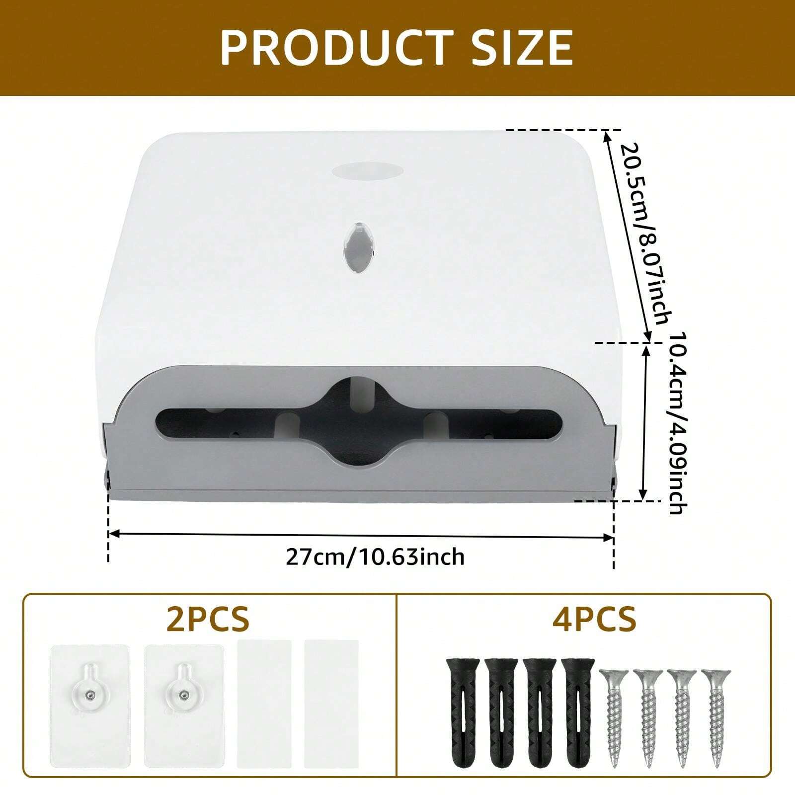 Paper Towel Dispenser Wall Mount Commercial Toilet Tissue Dispensers ...