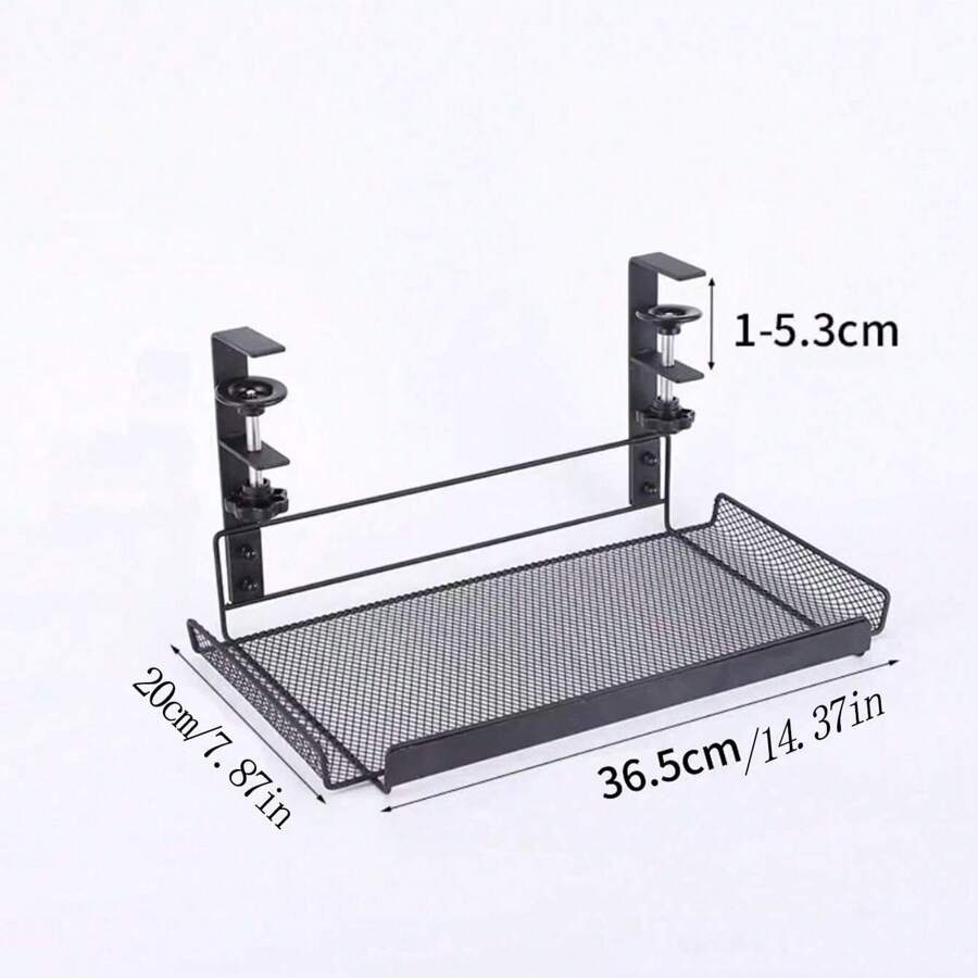 Office Desk Organizer Shelf, Desk Cabinet Hanging Storage For Under ...