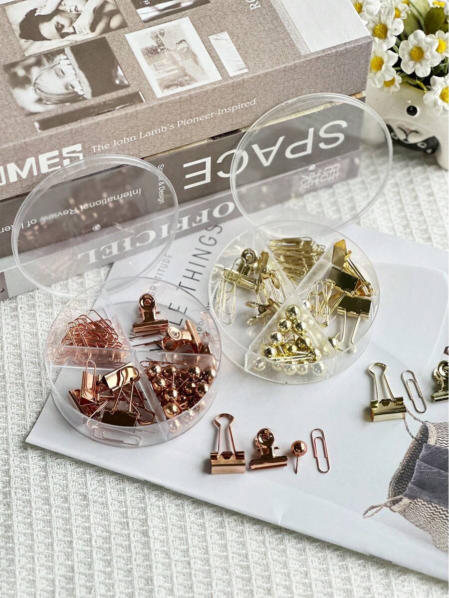 1 Set Metal Earth Push Pins Long Tail Clips Paper Clips Kit, Suitable ...