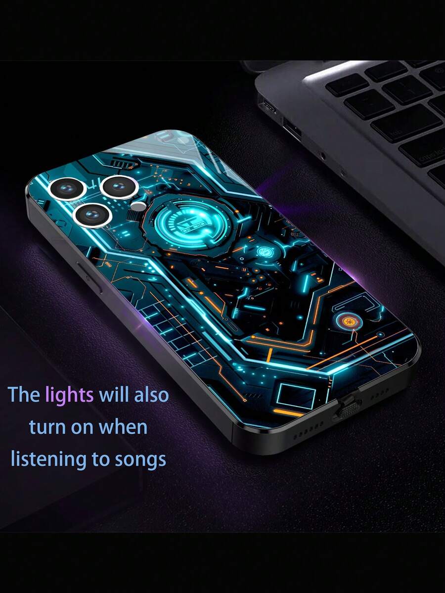 1pc Black Anti-Drop Mechanical Design Incoming Call Sound Control ...