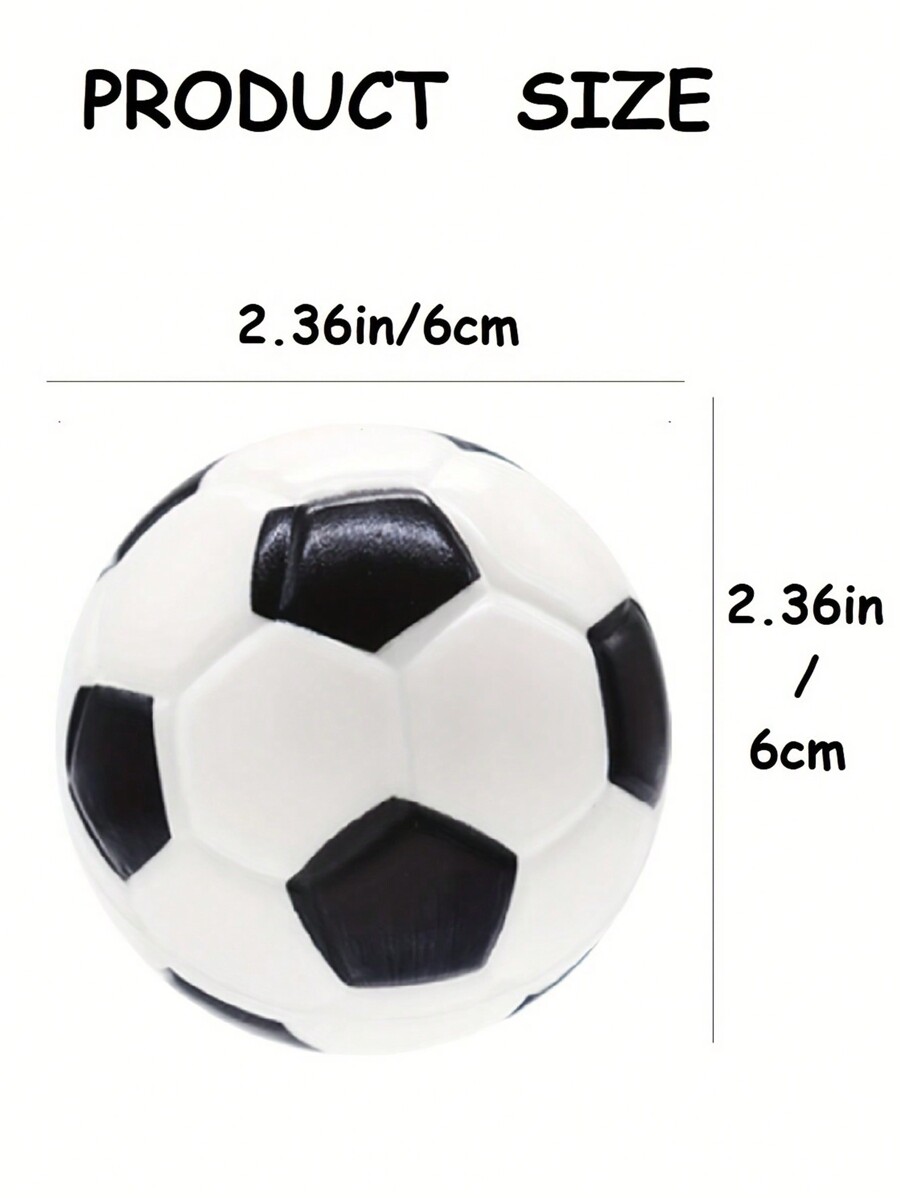 1/5/10pcs Mini Foam Sports Balls, Squeezable Stress Soccers, Squeeze ...