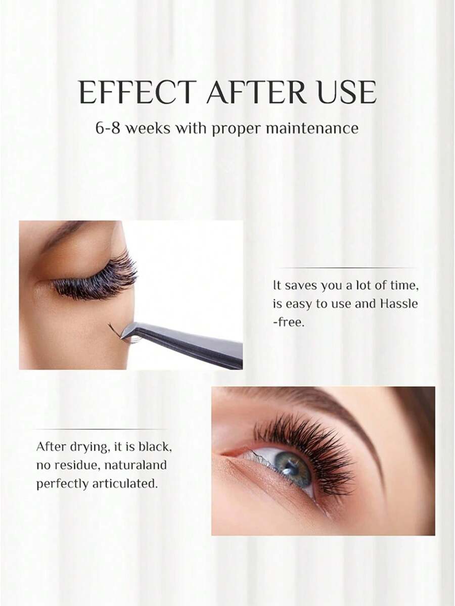 0.5S Fast Drying Strong Hold Professional Eyelash Extension Glue 5ml ...