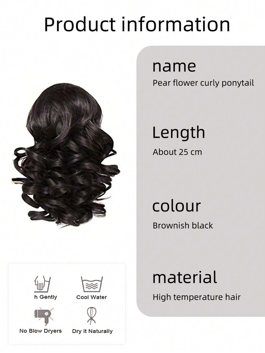 SHDanrtsey Postizos para coleta y cola de caballo alto para mujer con ...