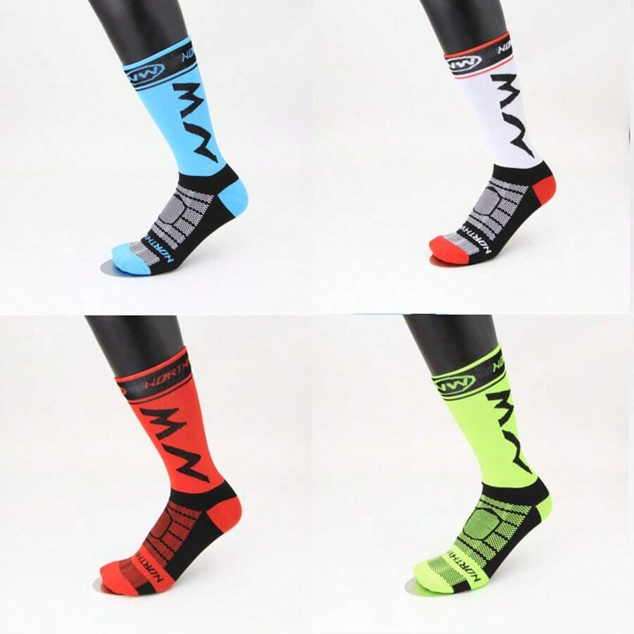 1pair Professional Breathable Racing Bicycle Socks, Outdoor Sports High ...