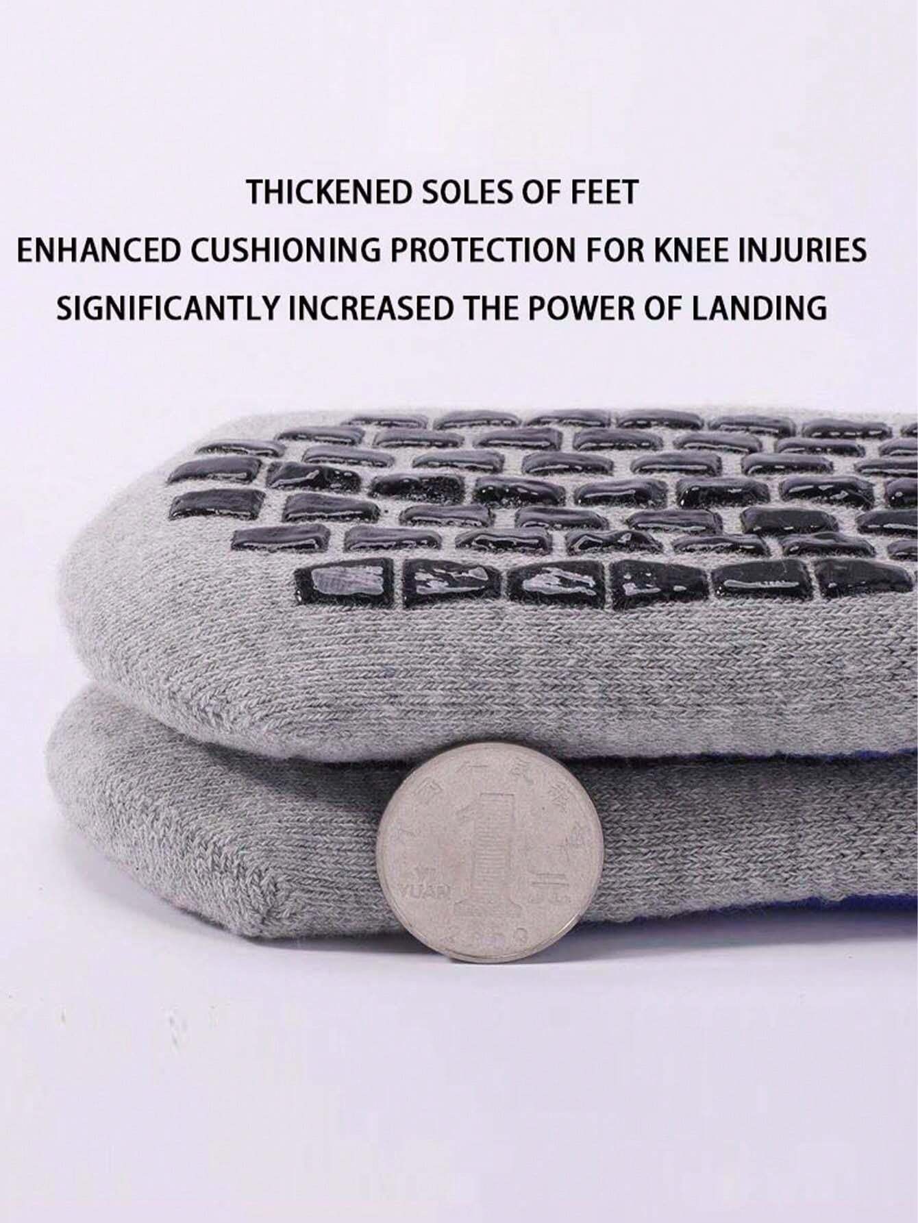 [1 Pair Black] Horizontal Line Football Socks Breathable Shock ...