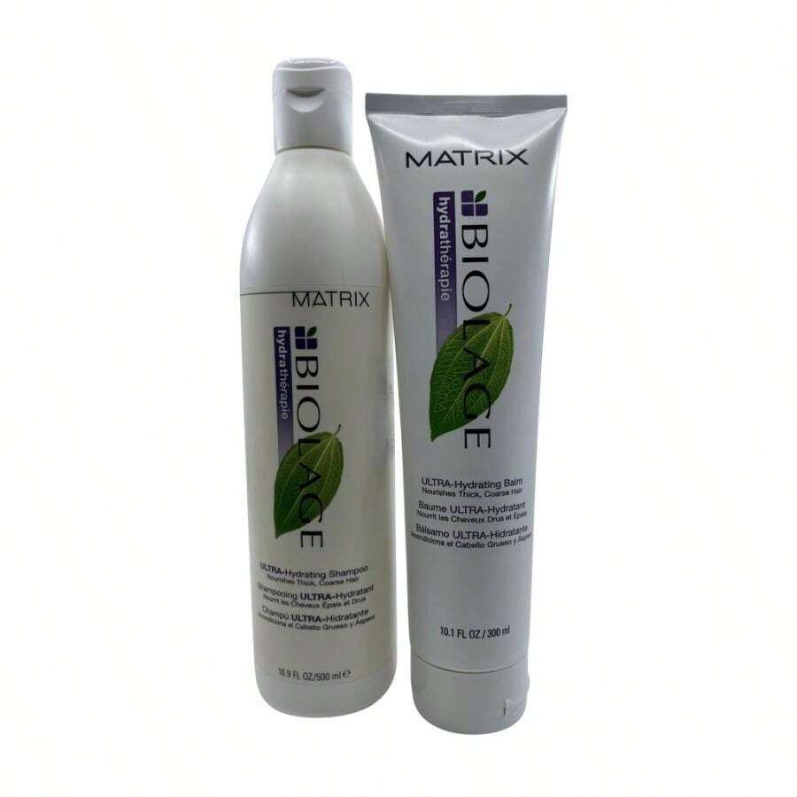 Matrix Biolage Ultra Hydrating Shampoo 16.9 OZ & Balm 10.1 OZ Set Thick ...