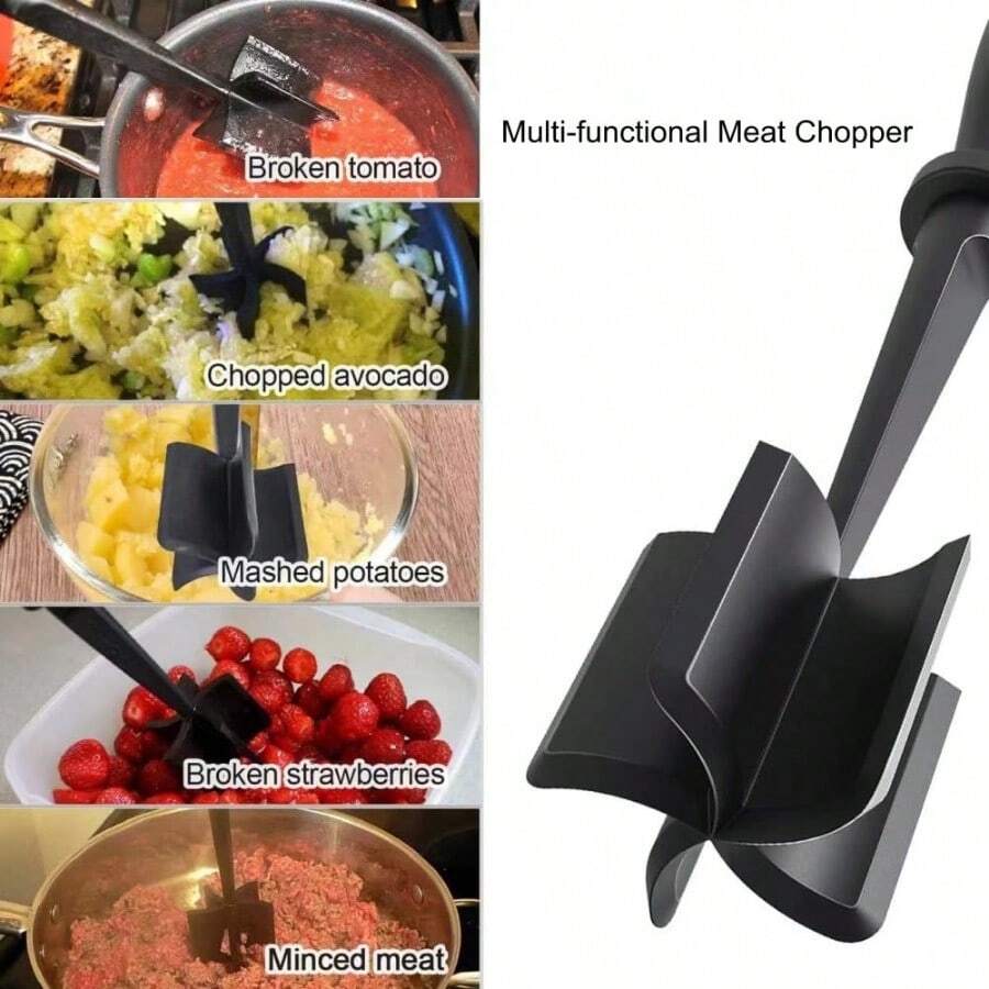 3 Pack Meat Chopper, Hamburger Chopper, Heat Resistant Masher And ...