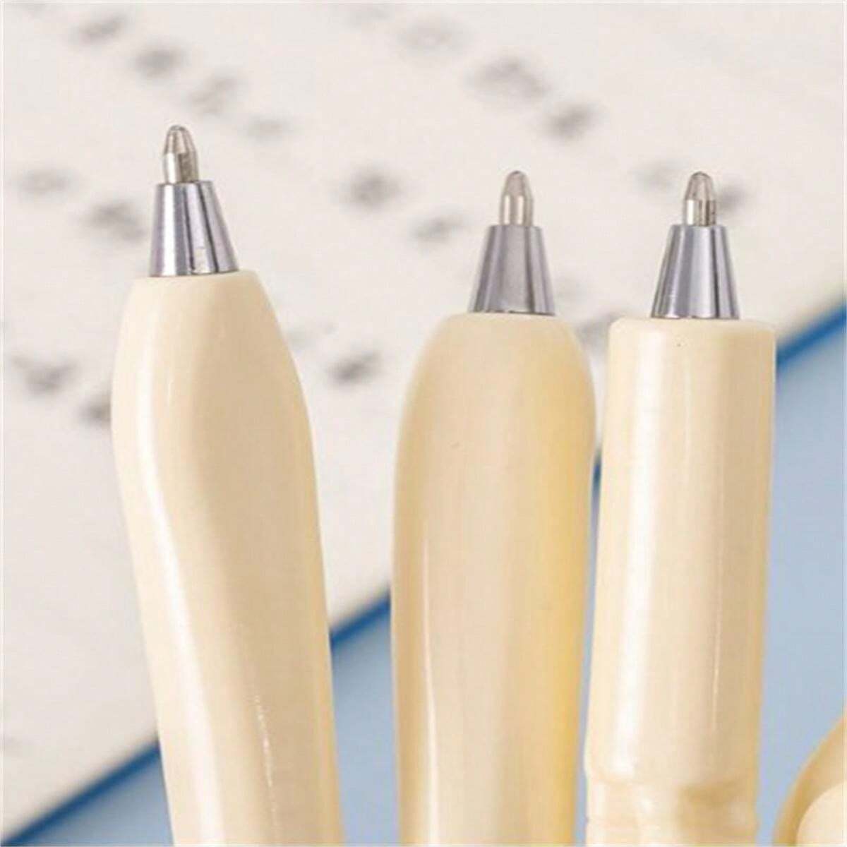 Nueva pluma de bola con forma de hueso irregular y novedosa, con tinta ...