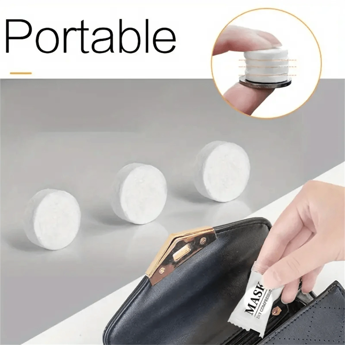 100pcs Compressed Facial Masks For Moisturizing And Relaxing ...