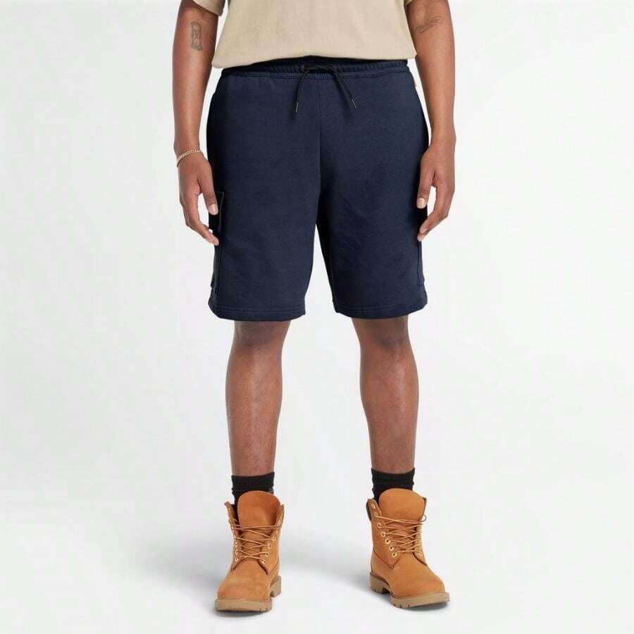 Timberland Woven Badge Cargo Sweatshort | SHEIN USA
