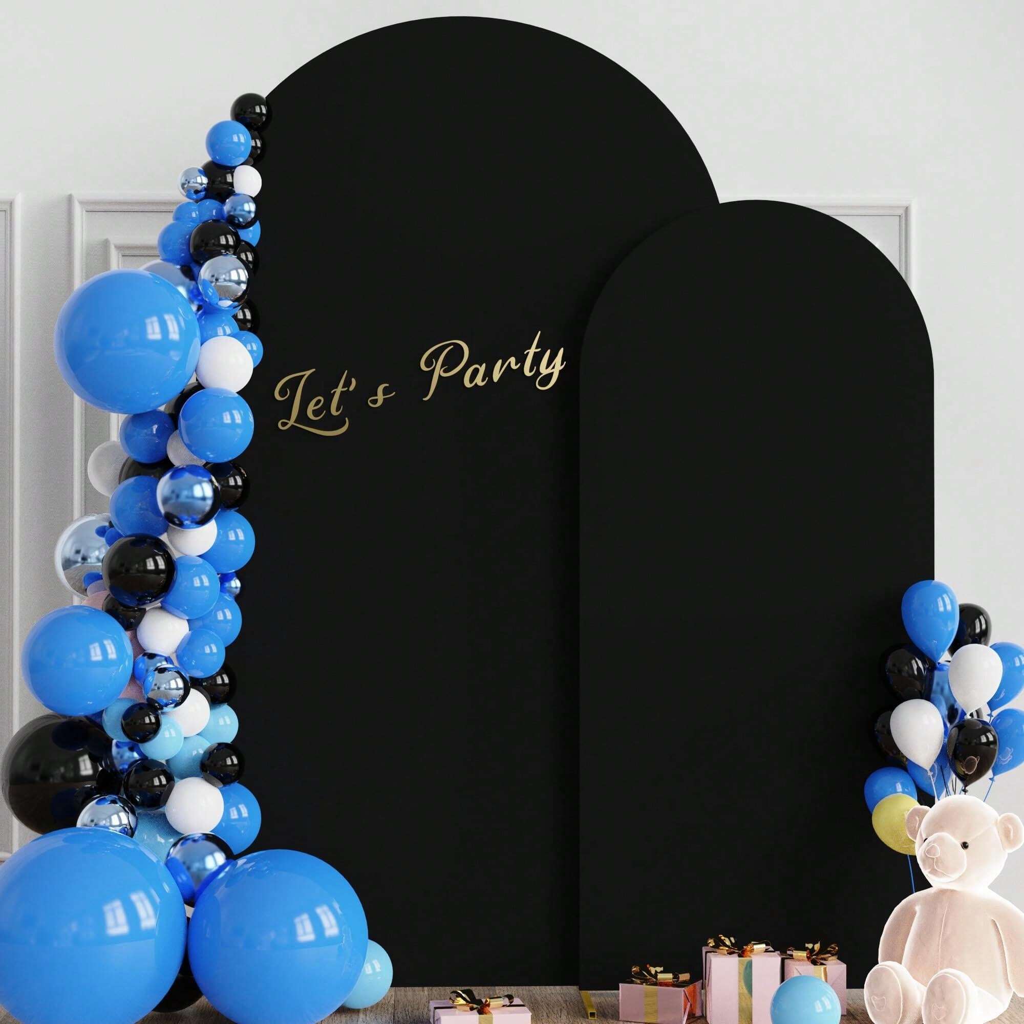 Arch Backdrop,5ft,6ft, 6.6ft, 7.2ft Wedding Arch Cover 2 Sided Spandex ...