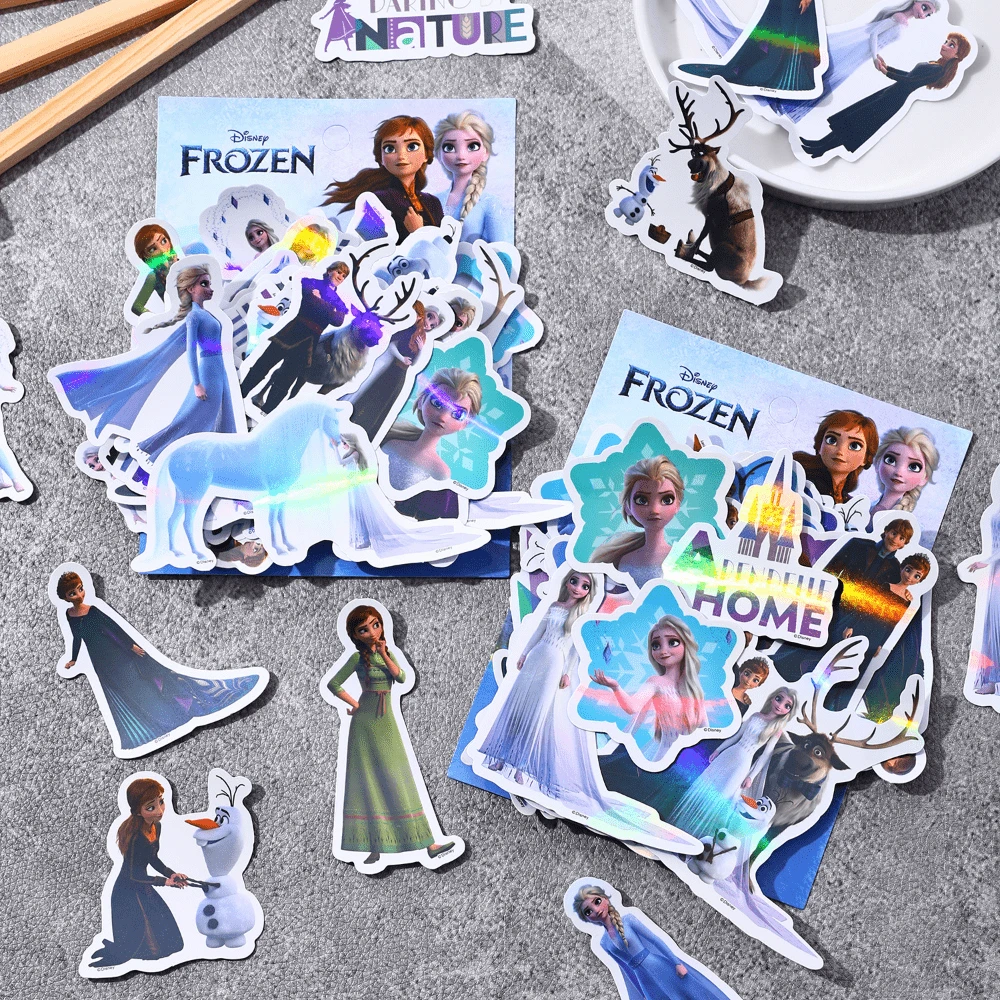 Frozen 50 Waterproof Stickers - DIY Decorative Cartoon Graffiti For ...