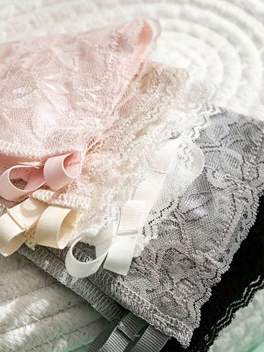 2pcs Contrast Lace Chest Cover, Invisible Anti-Peep Clip-On Detachable Breast Cover, Women's ...