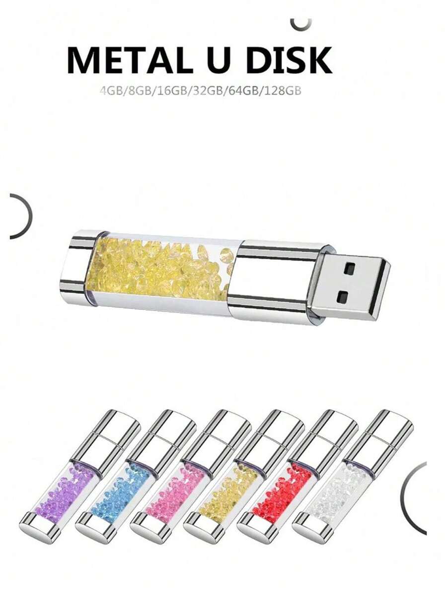 Crystal Diamond Usb Flash Drive 16GB 32GB 64GB 128GB 256GB Pendrive ...