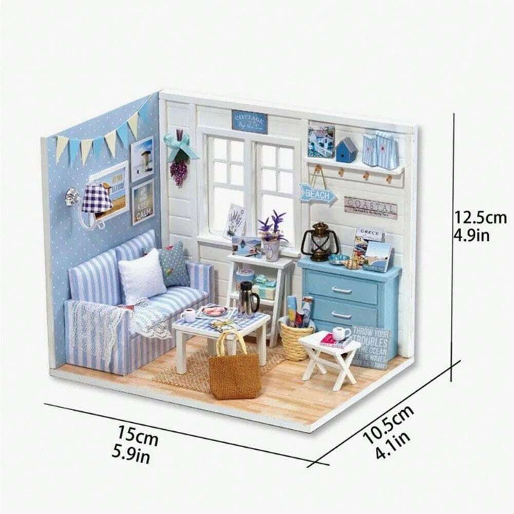 Smart House New Sunshine Princess Series DIY Handmade Assembled Model ...