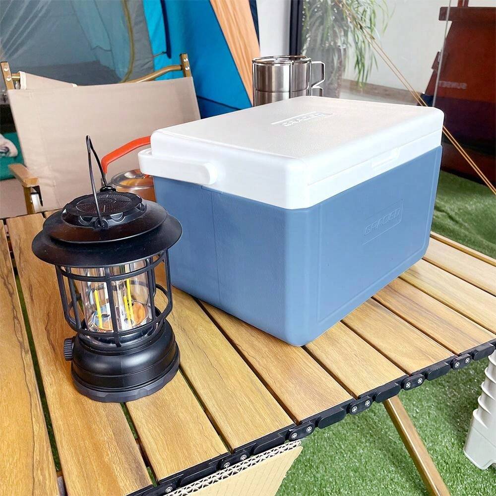 Mini 5L Outdoor Ice Cube Cooler Box, Camping Portable Insulated Box ...